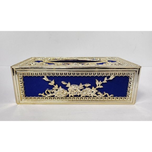 Chadwick Miller | Other | Vintage Chadwick Miller Tissue Box Cover Blue ...